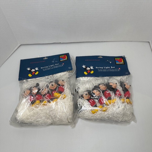 Disney | Party Supplies | Disney Mickey Unlimited Figural String Lights ...